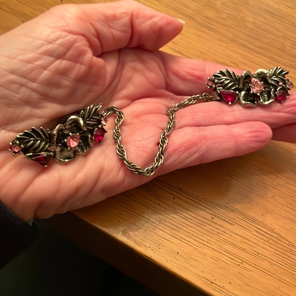 Jewelry | Vintage Antiquegold Tone Sweater Clips | Poshmark